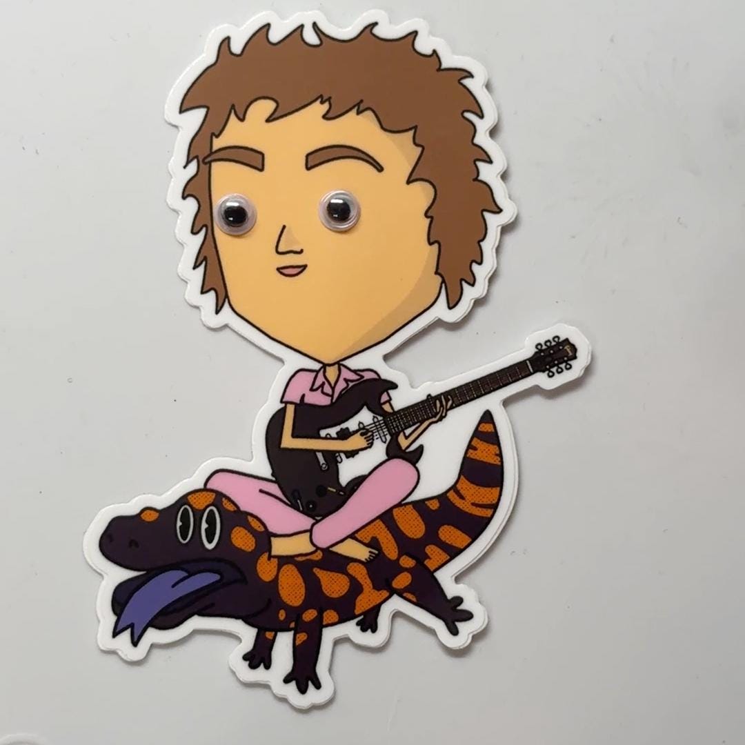 Stu on Gila Monster Sticker - King Gizzard & the Lizard Wizard (4 ...