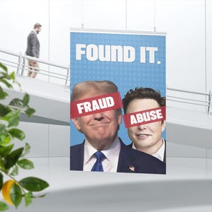 Fraud and Abuse Foam Board Protest Sign, Anti-trump Resistance ...