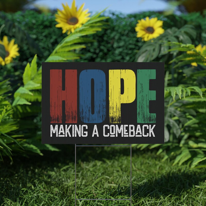 Hope Yard Sign - Etsy