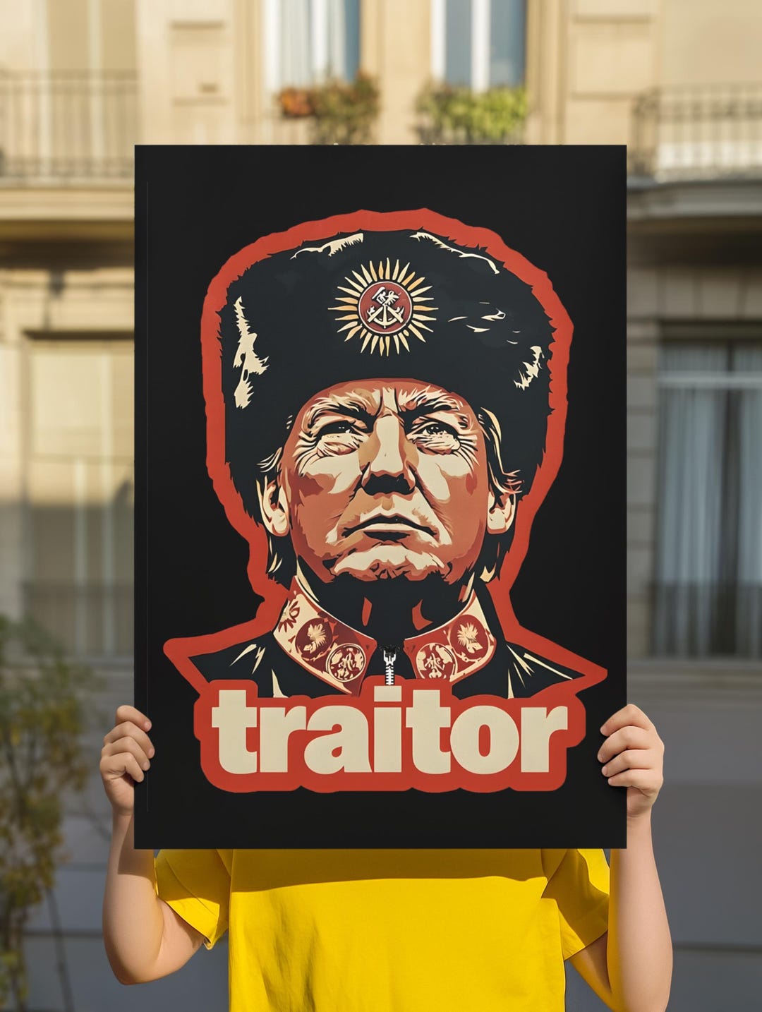 Trump Traitor Protest Sign: Political Activist Poster - Etsy