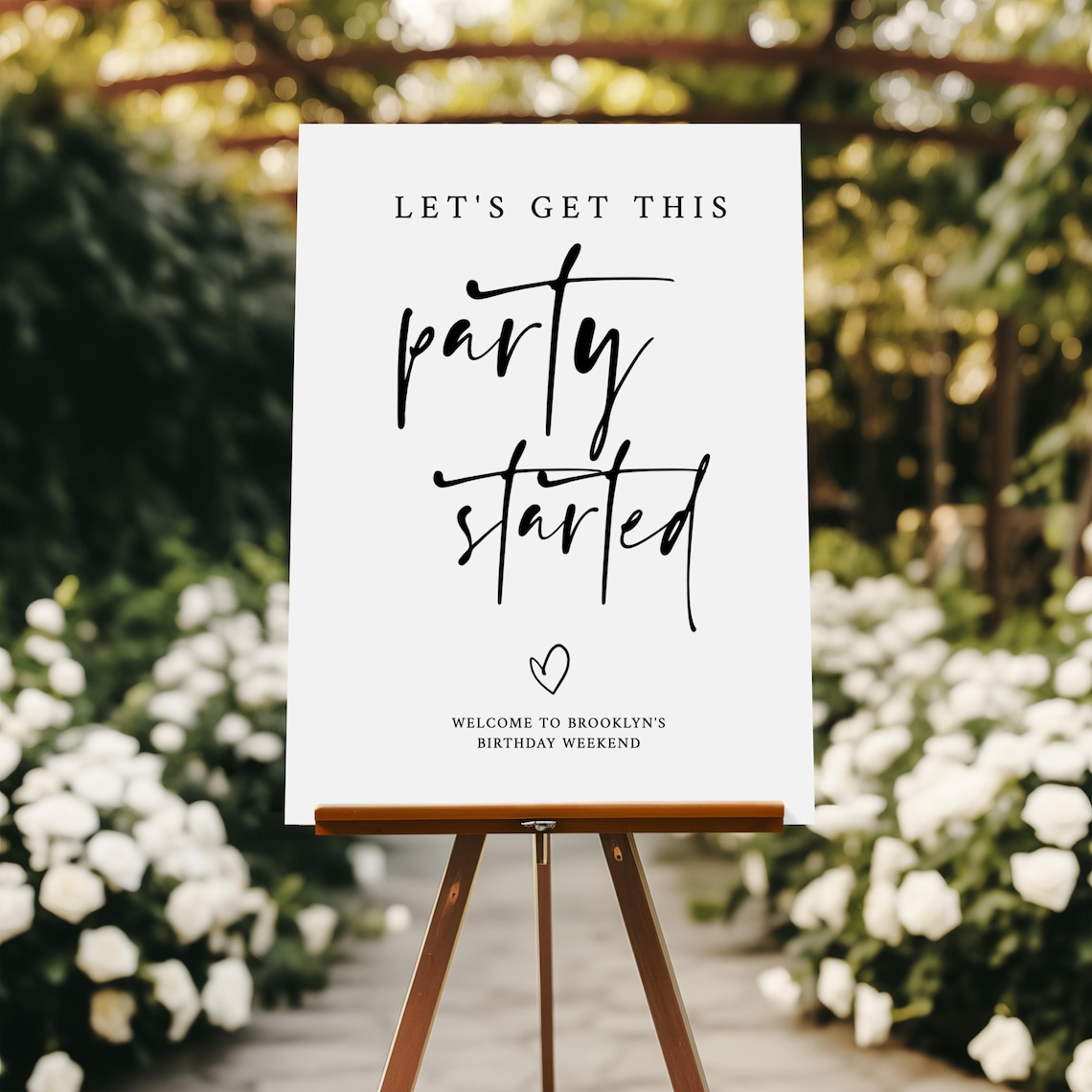 Party Welcome Sign: Birthday, Wedding Poster (digital Download) - Etsy