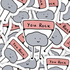 You Rock Sticker, Cute Sticker, You Rock Sticker, You Rock Vinyl ...
