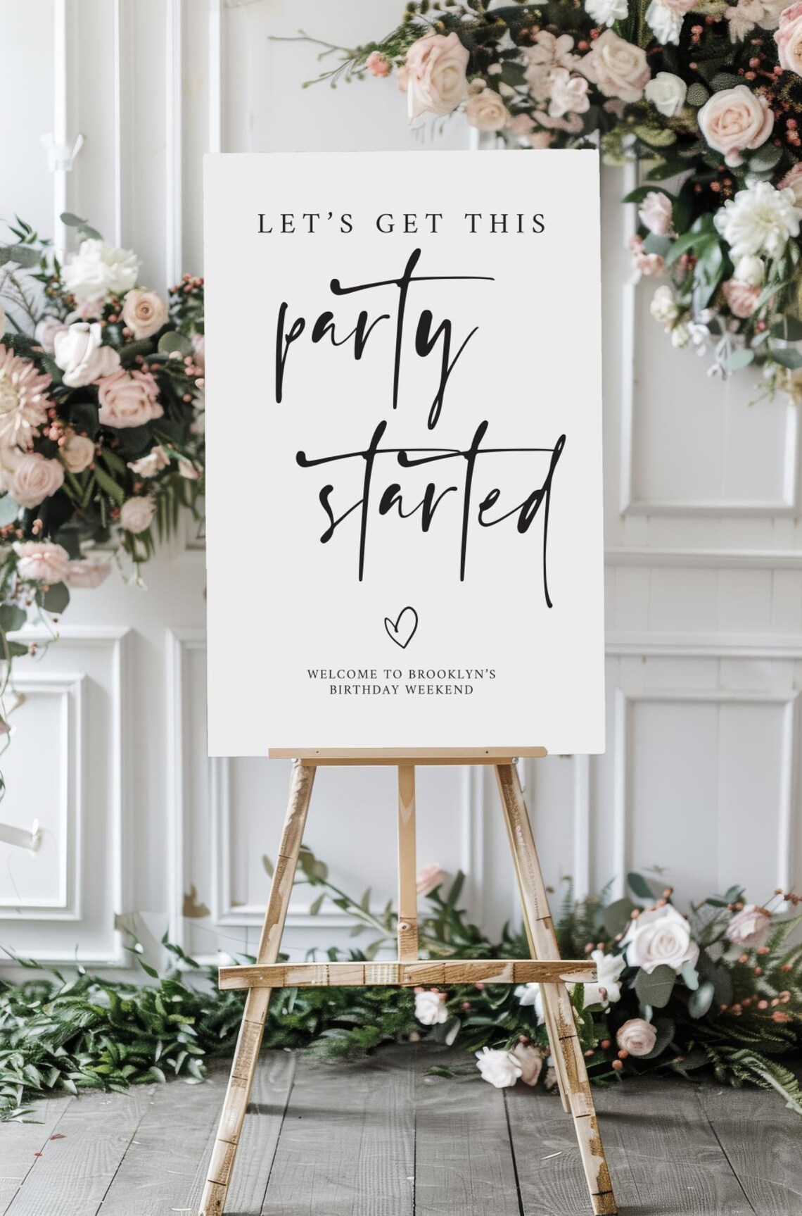 Party Welcome Sign: Birthday, Wedding Poster (digital Download) - Etsy
