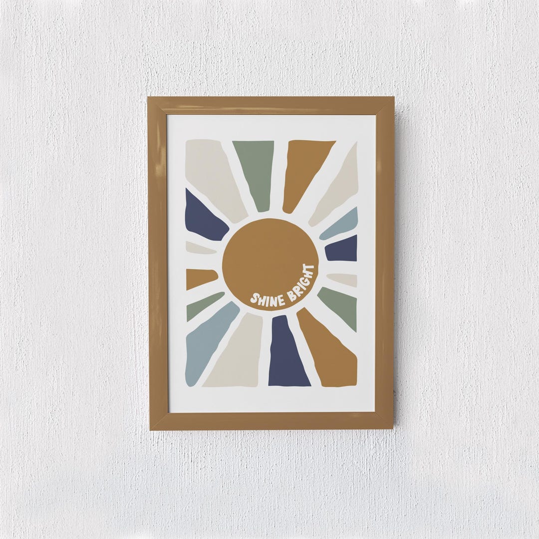 Shine Bright Dark Rainbow Poster, Homeschool Educational Posters ...