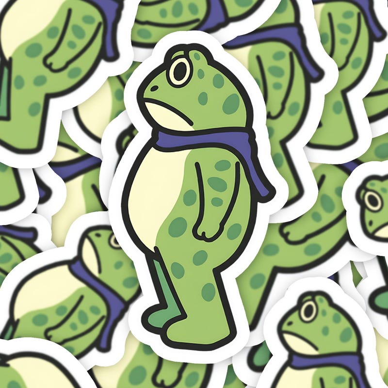 Fascism Frog Sticker - Etsy