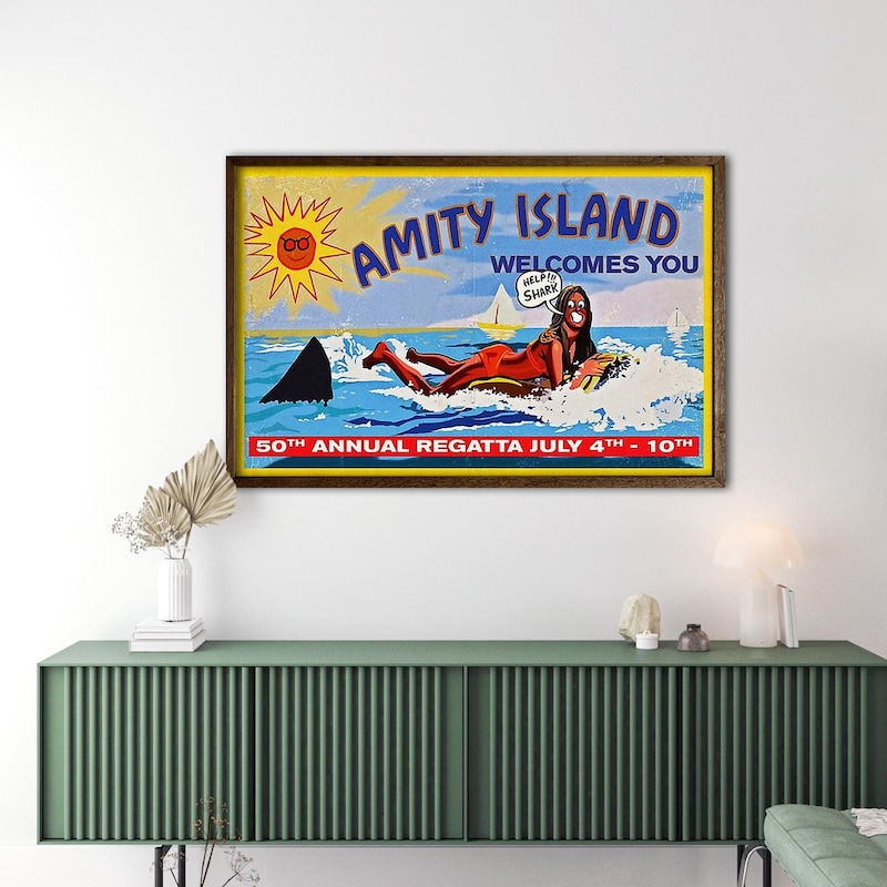 Amity Island Sign - Etsy