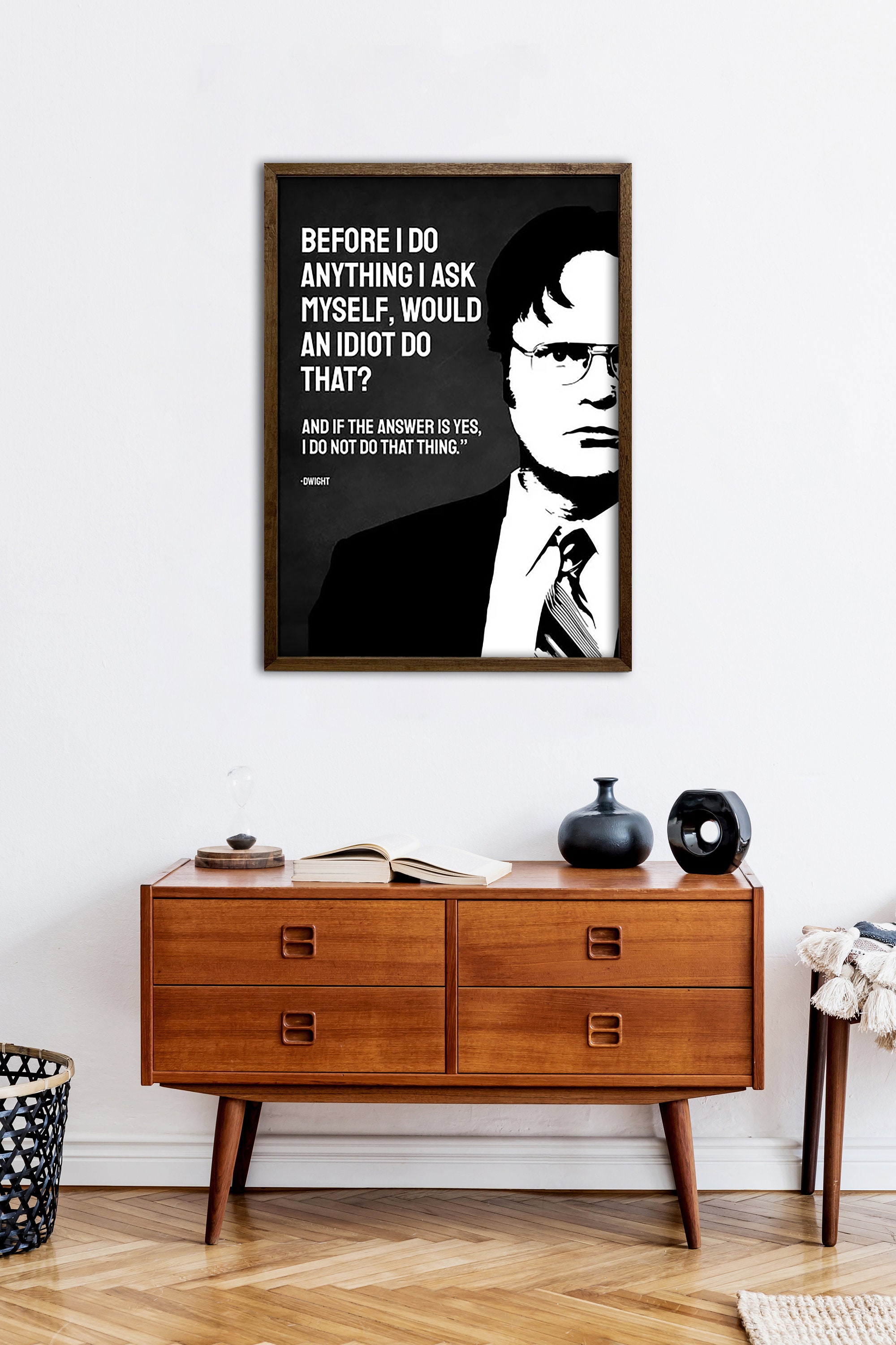The Office TV Show Quotes Poster, Dwight Schrute Office Quote Canvas ...