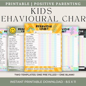 Kids Accountability Tool for Good Behavior | Kids Fun Behavior Reward ...