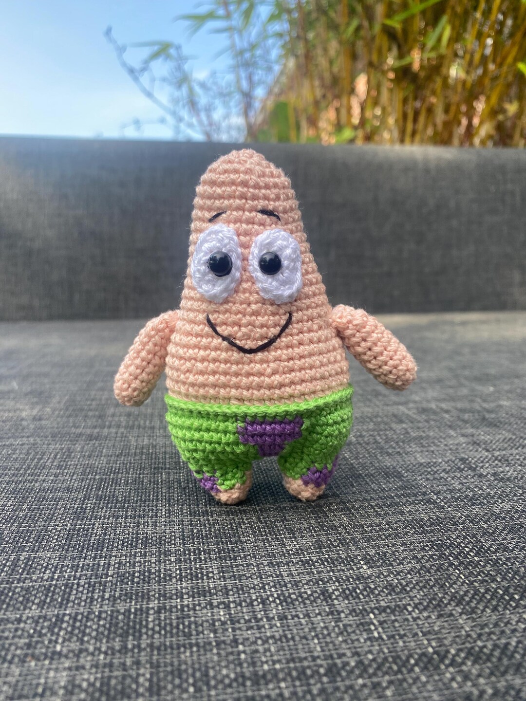 Crochet Patrick Star, Spongebob Squarepants, Handmade, Amigurumi crochet Patrick Star - Etsy