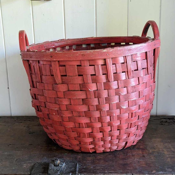 Red Basket - Etsy