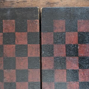 Antique 19th Century Folding Boxwood Portable Checkerboard RARE Old ...