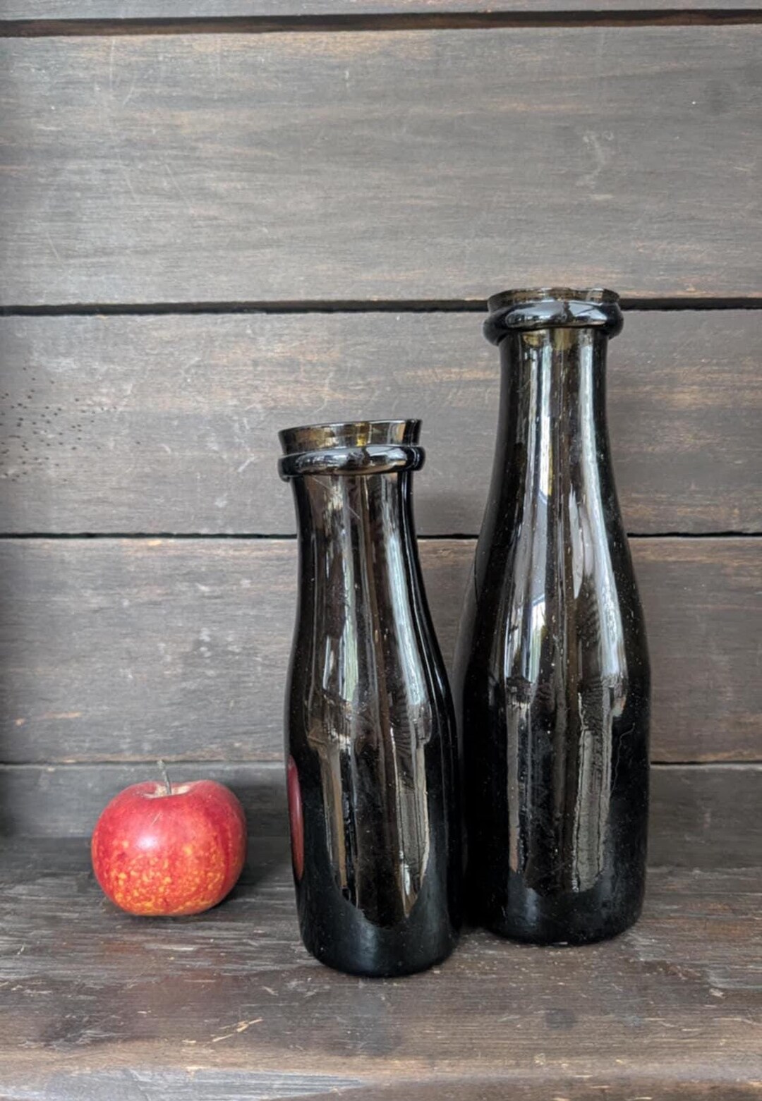 Antique Late 18th Century French Hand Blown Green Glass Truffles ...