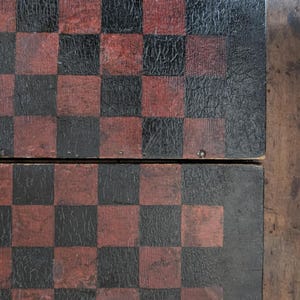 Antique 19th Century Folding Boxwood Portable Checkerboard RARE Old ...