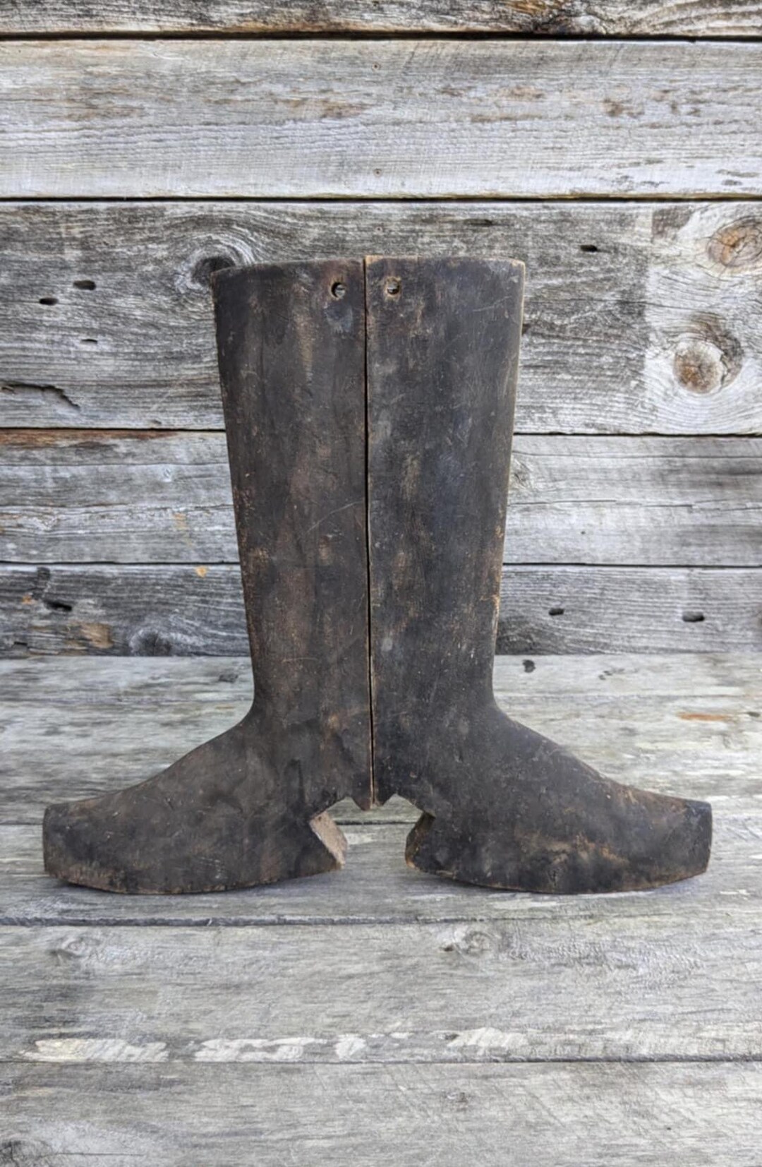 Antique Advertising Wooden Shoes From the 19th Century Boot and Shoe ...