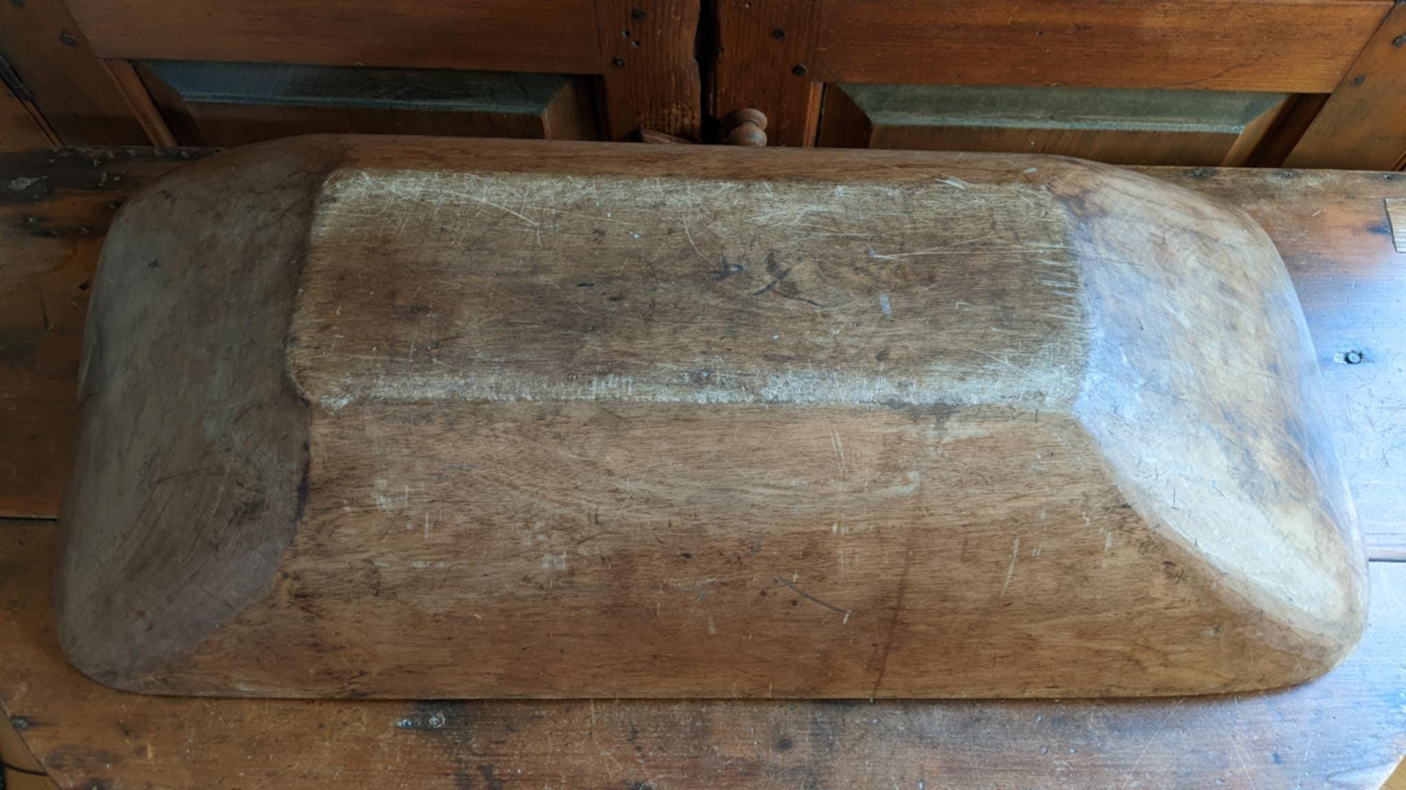 Antique Large Early 19th Century Trencher Bowl From Vermont, New ...