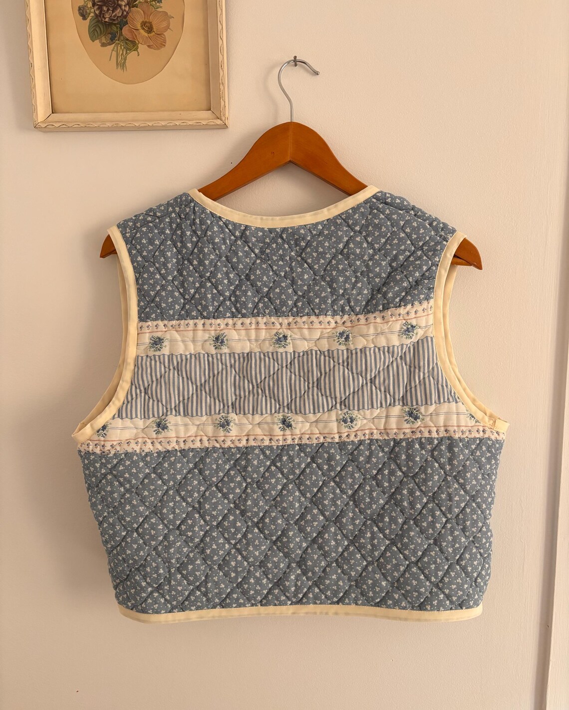 Quilt Vest , Upcycled Vest , Upcycled Quilt Vest , Cottage Core Top ...