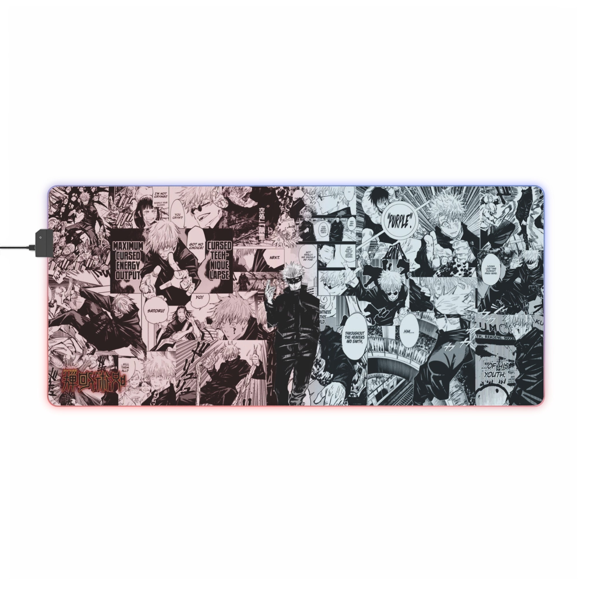 Jujutsu Kaisen Gojo Satoru Inspired LED Mouse Pad - Etsy