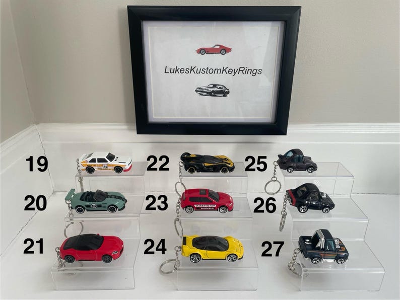 Hot Wheels Car Key Rings - Etsy UK