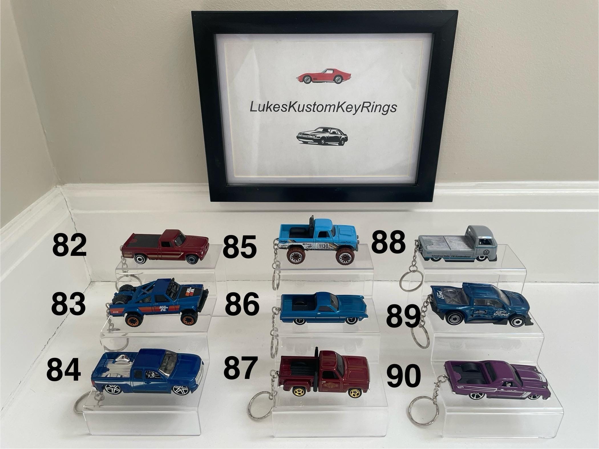 Hot Wheels Car Key Rings - Etsy UK