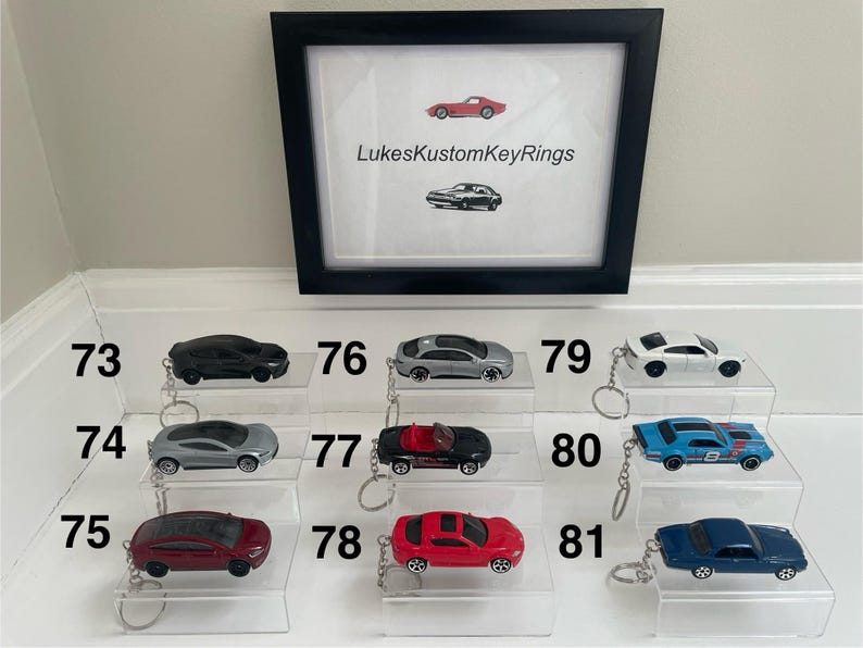 Hot Wheels Car Key Rings - Etsy UK