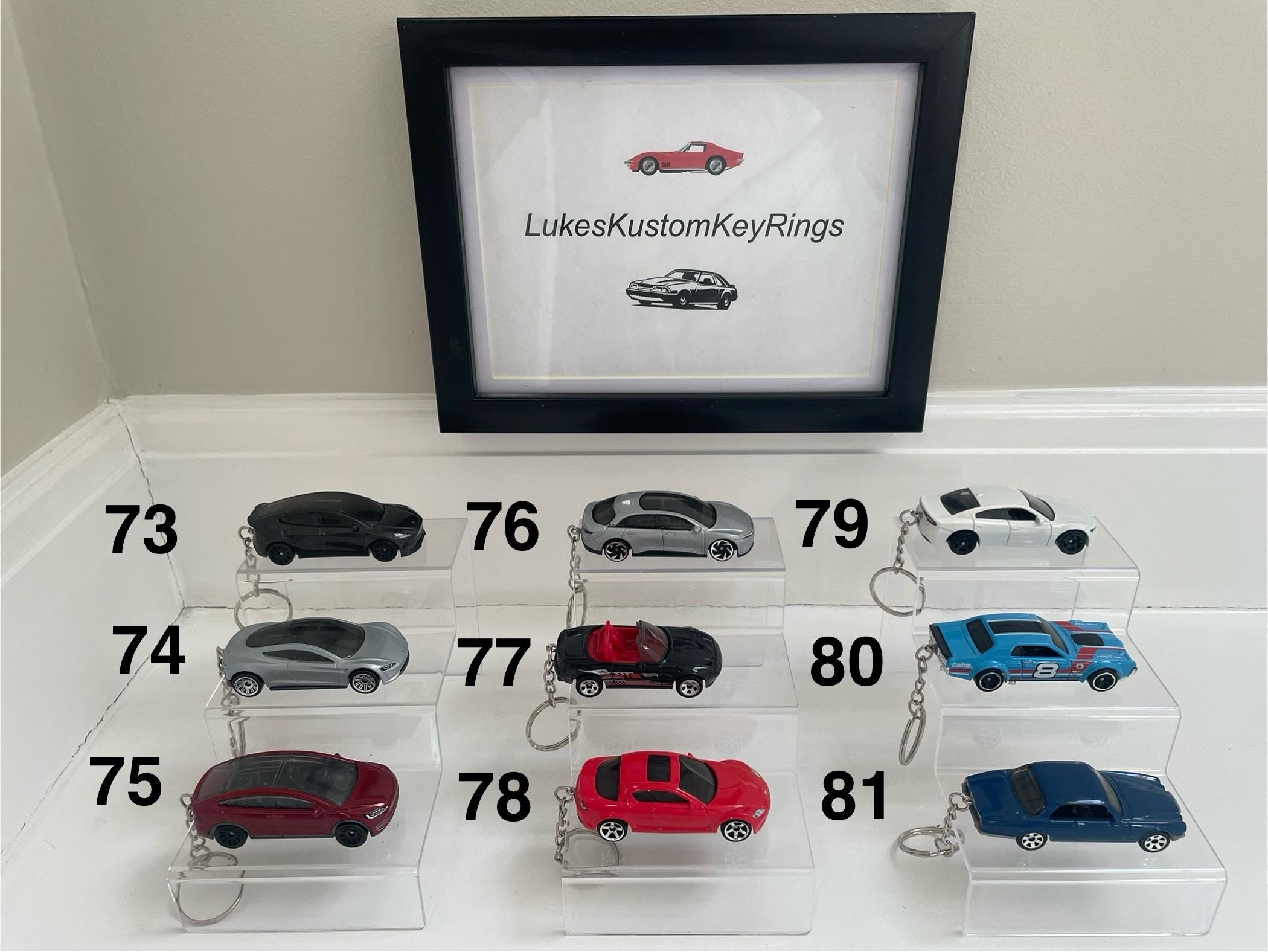 Hot Wheels Car Key Rings - Etsy UK