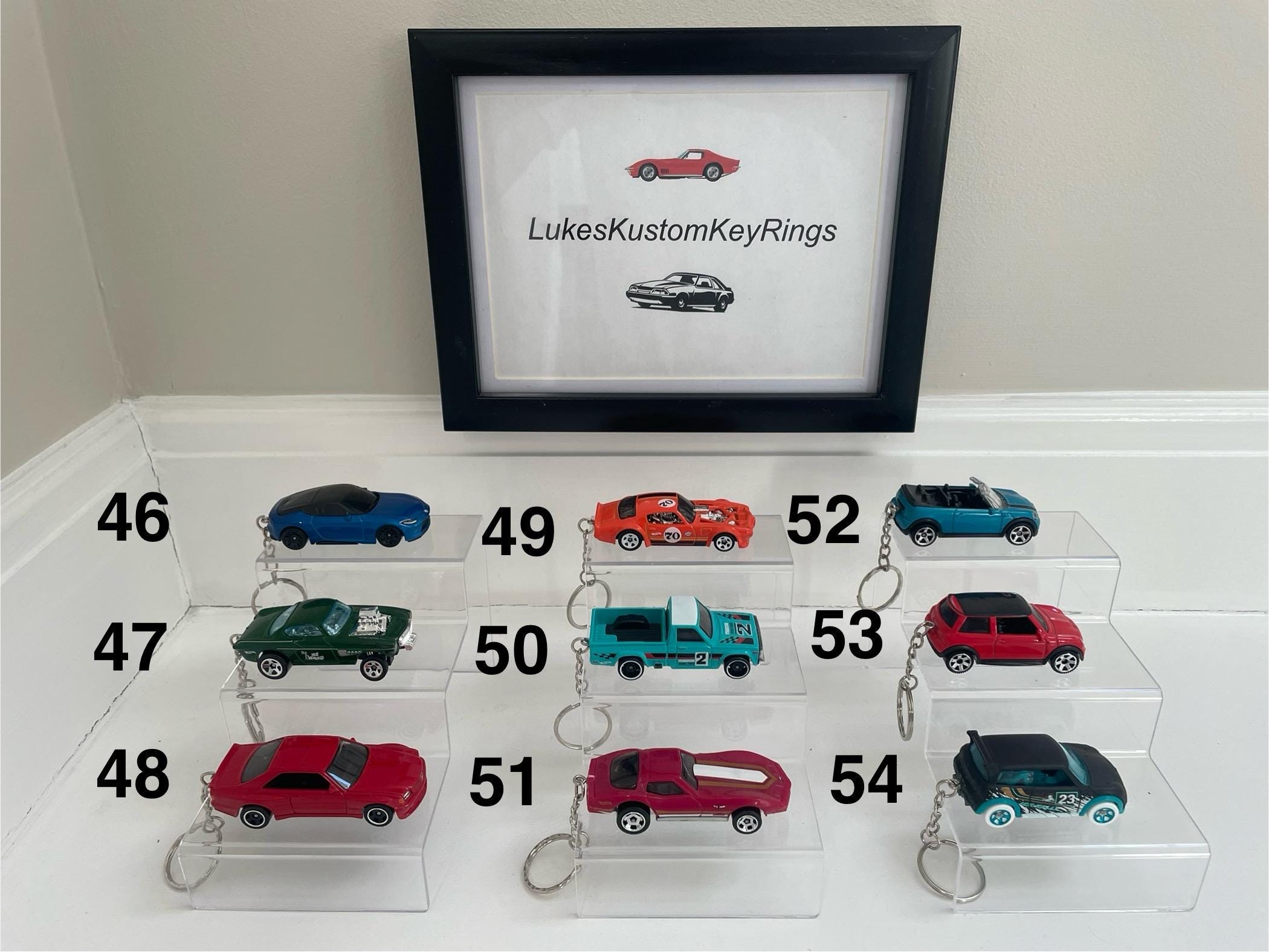 Hot Wheels Car Key Rings - Etsy UK