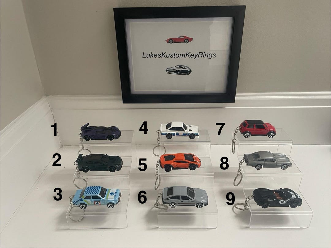 Hot Wheels Car Key Rings - Etsy