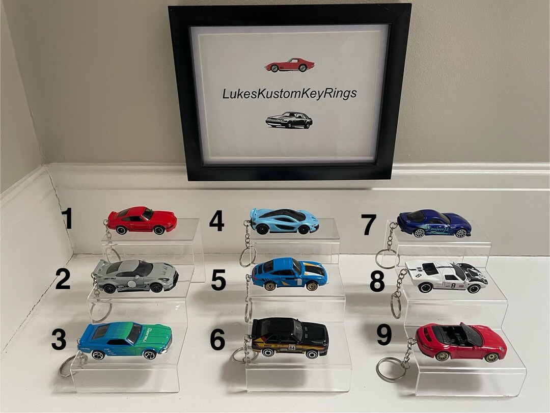 Hot Wheels Car Key Rings - Etsy