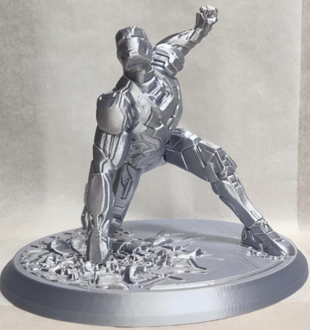 Iron Man 8 Inch Action Pose Figurine 3D Printed Marvel Collectible - Etsy