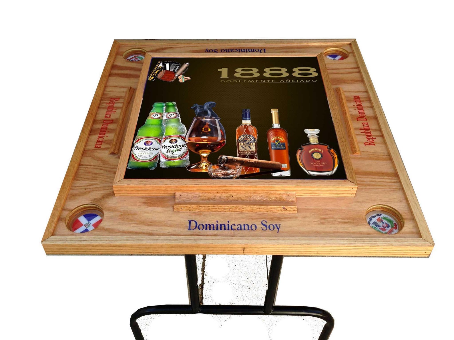 Dominican Republic Flag Domino Table Rumba - Etsy