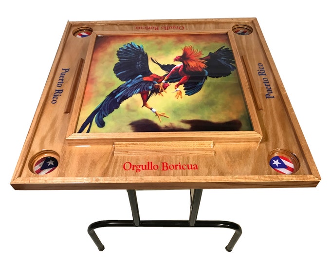 Puerto Rico Domino Table -gallo - Etsy