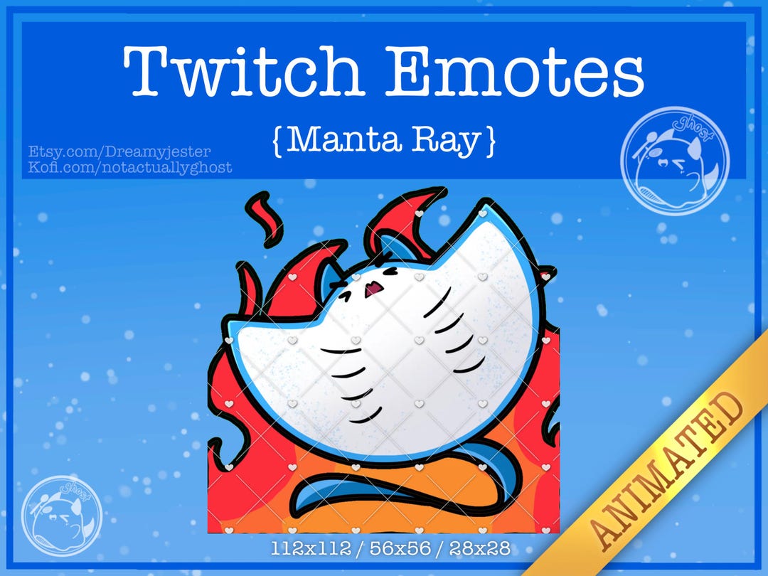 ANIMATED "angry" Manta Ray Emote | Set 1 | Discord, Twitch, and Youtube ...