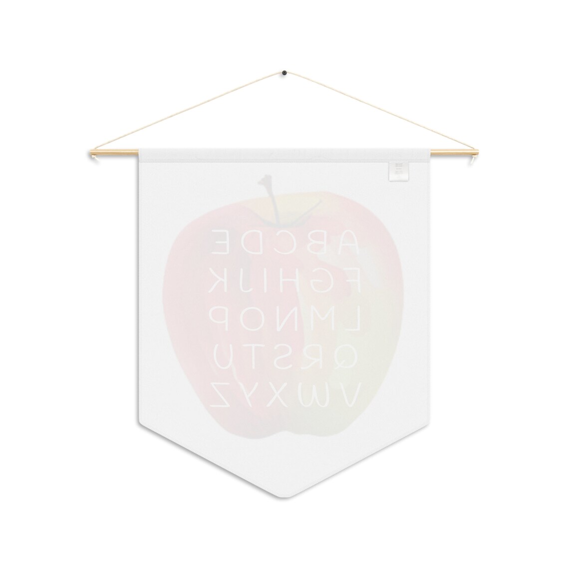 Alphabet Pennant, Watercolor Apple, Classroom Decor - Etsy