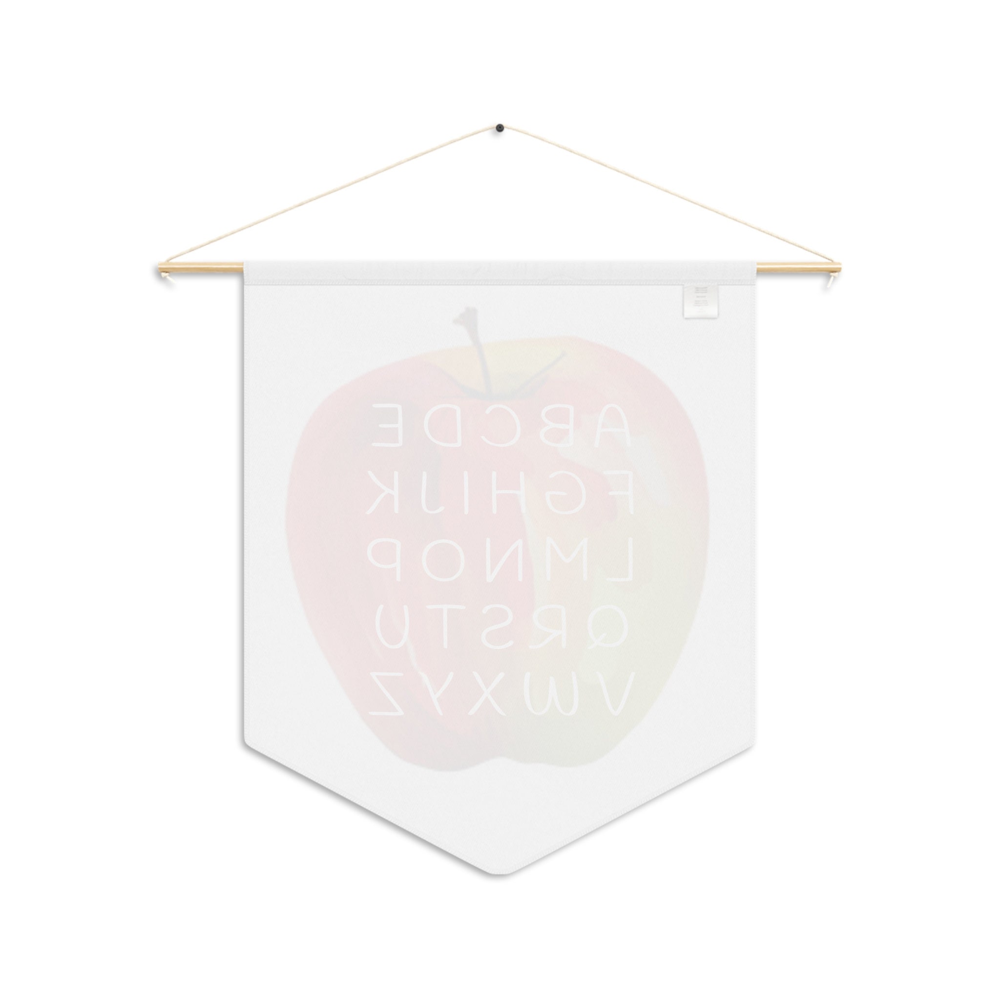 Alphabet Pennant, Watercolor Apple, Classroom Decor - Etsy