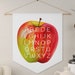 Alphabet Pennant, Watercolor Apple, Classroom Decor - Etsy
