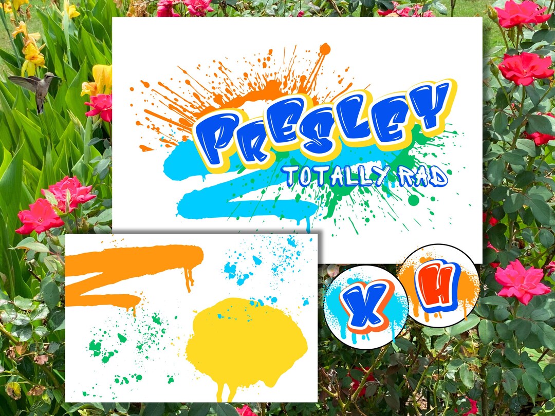80s Graffiti Stationery Set, 1980s Personalized Notecards, 80s ...