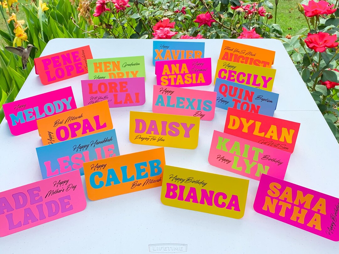 Personalized Name Greeting Card, Custom Congratulations, Retirement ...