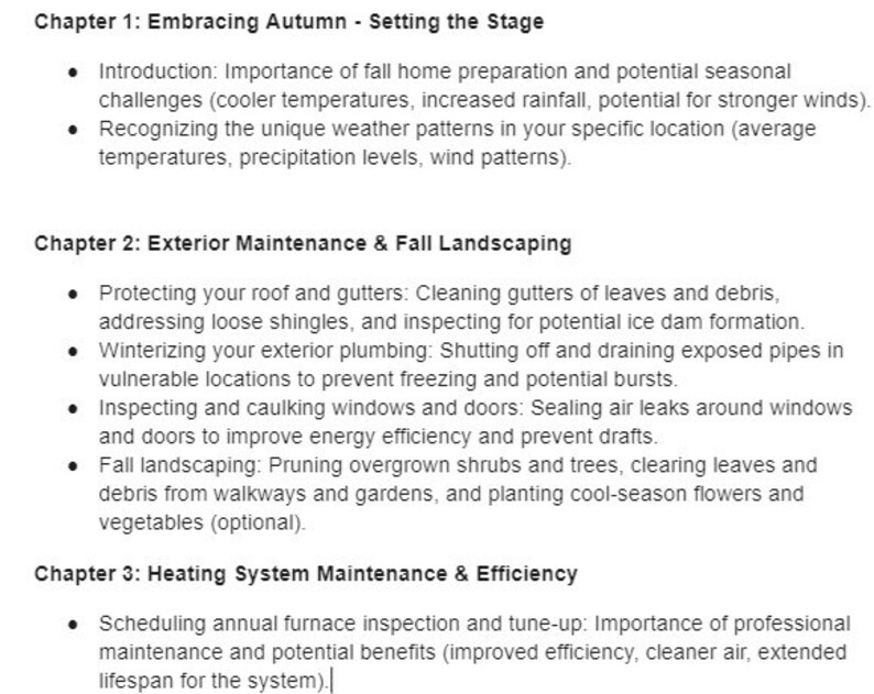 Downloadable Fully Editable Homeowner Guide for Fall Preparation for ...
