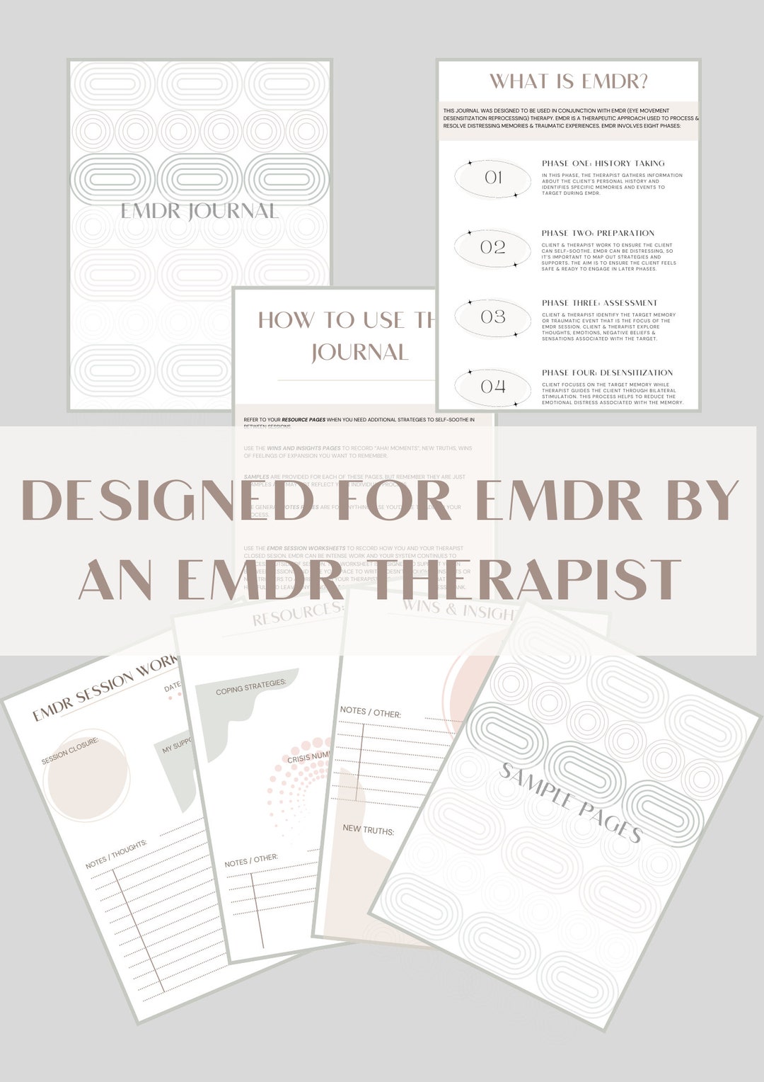 EMDR Session Journal Pages Assist in Identifying Movement, Target Areas ...