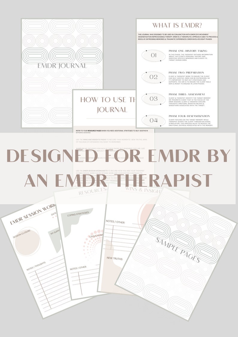 EMDR Session Journal Pages Assist in Identifying Movement, Target Areas ...