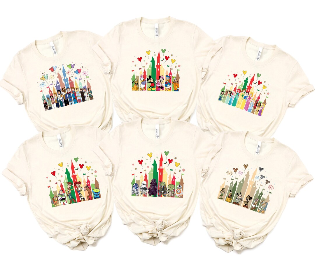 Disney Castle Group Shirts, Castle Family Shirts, Family Group Shirts ...