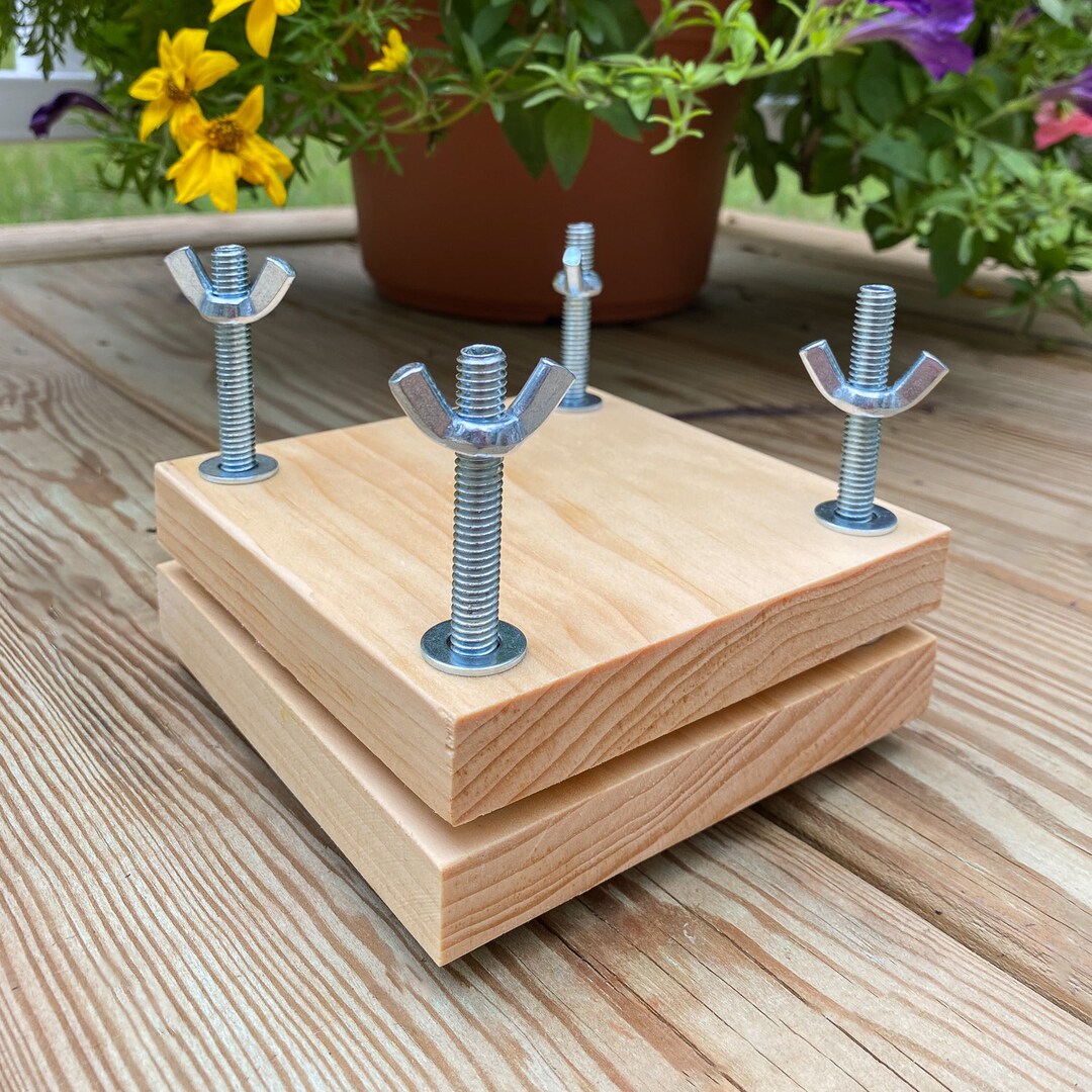 Mini Handmade Flower Press Natural Pine Wood Flower Press Floral ...