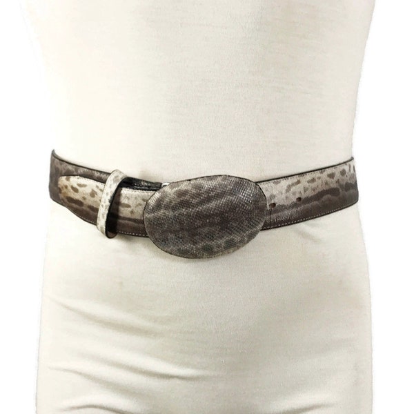 Snakeskin Belt - Etsy