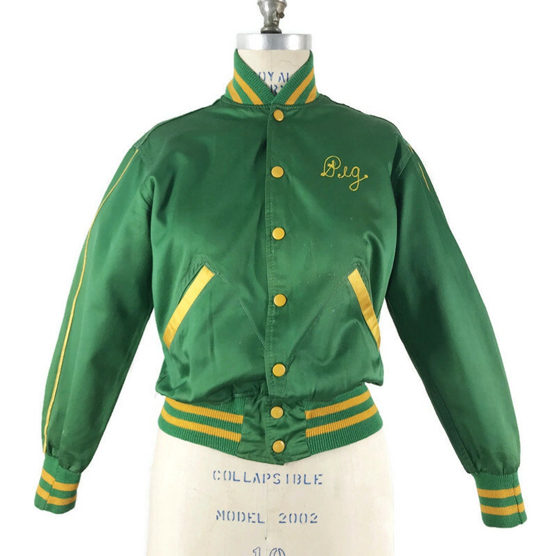 Vintage 60s Club Jacket Athletic Bomber Chain Stitched Crusaders New ...