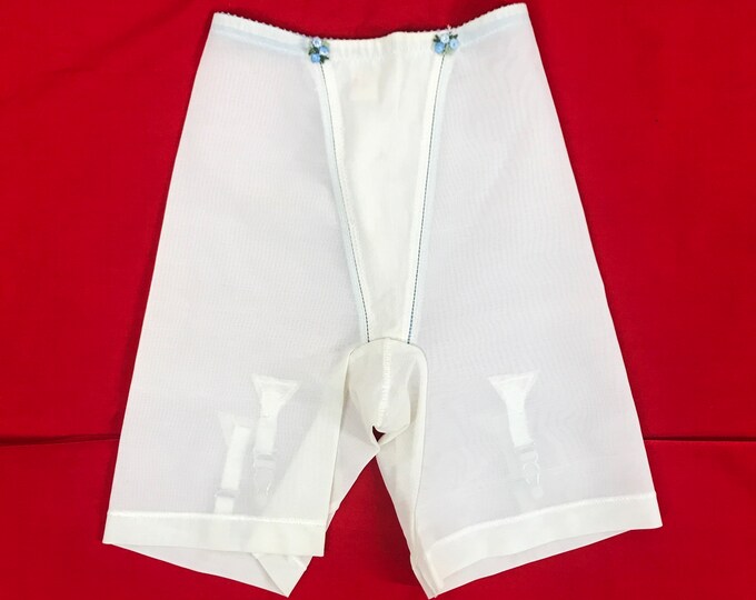 Vintage Panty Girdle 60s Formfit Skippies Panty Shorts With Garters