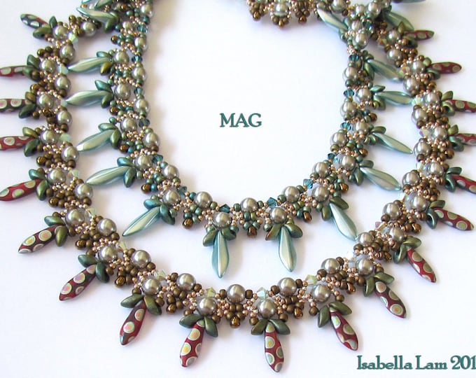 LYA ARCOS Honeycomb Superiduo Obeads and Pelet Beadwork Necklace Pdf ...