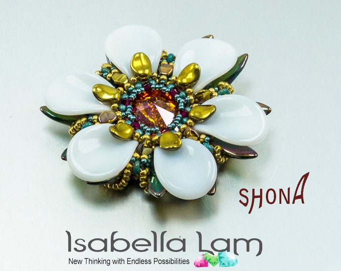 OFFELIA Necklace Beadwoven Glamour Crystal-embellished Jewelry - Etsy