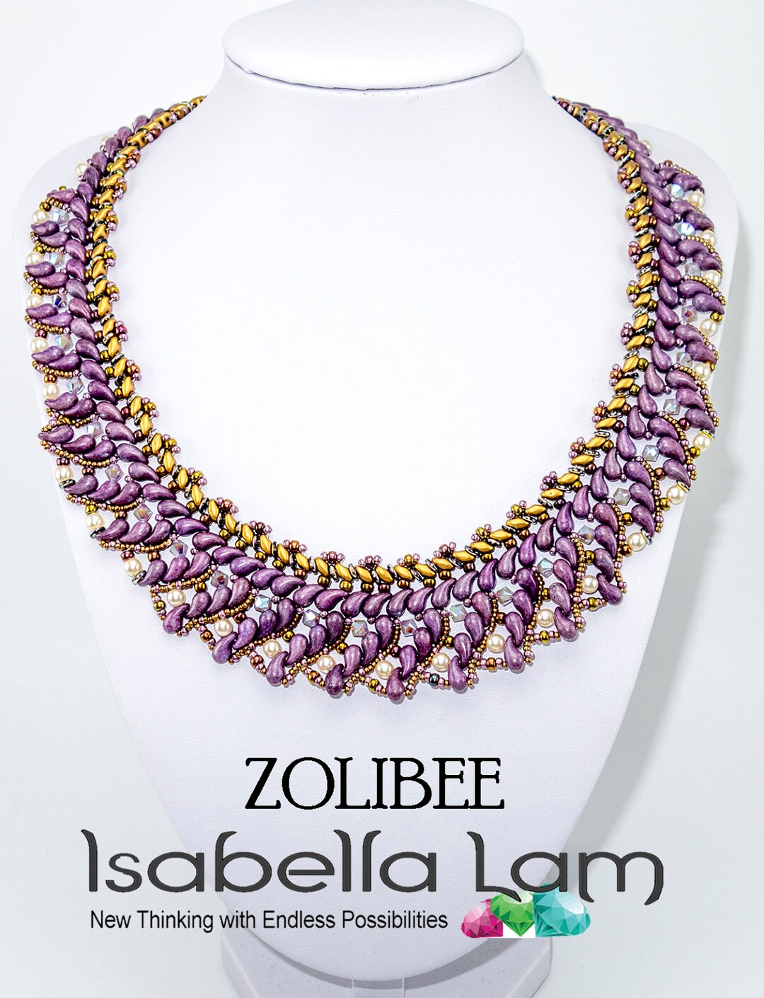 ZOLIBEE Zoliduo Superduo and O Beads Beadwork Necklace Beading Kit ...