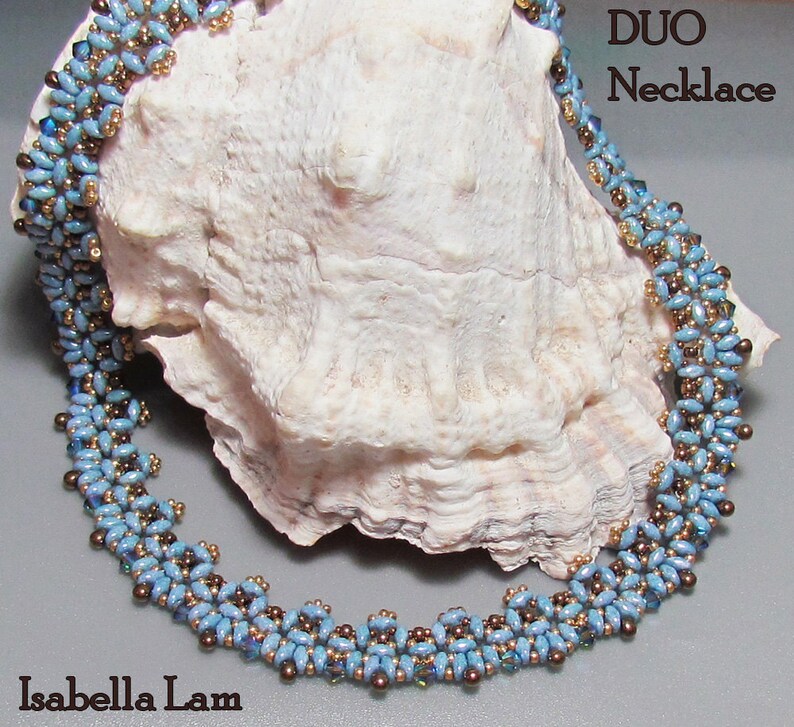 DUO Necklace Exclusively PDF Beading Tutorial for Personal Use - Etsy DUO Necklace Exclusively PDF Beading Tutorial for Personal Use - Etsy