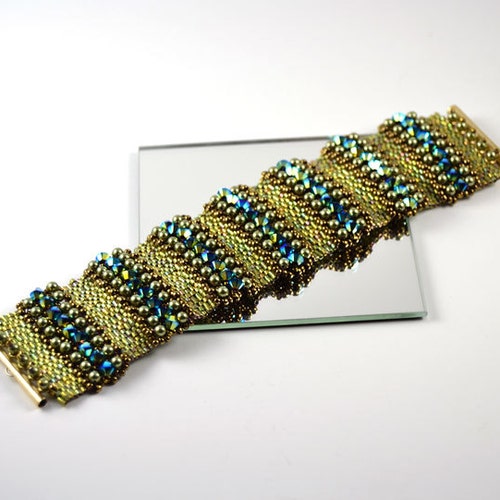 Beading Tutorial Spice Bracelet Pattern Right Angle Weave - Etsy